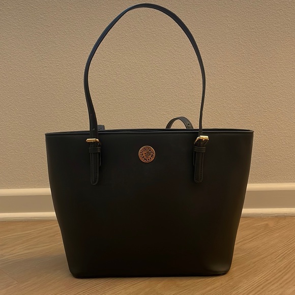 Anne Klein | Bags | Anne Klein Black Work Tote Bag | Poshmark